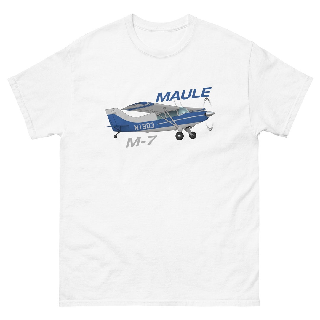 Maule MX7 Custom Airplane T-shirt (AIRD1LMX7-SB1) - Personalized With ...