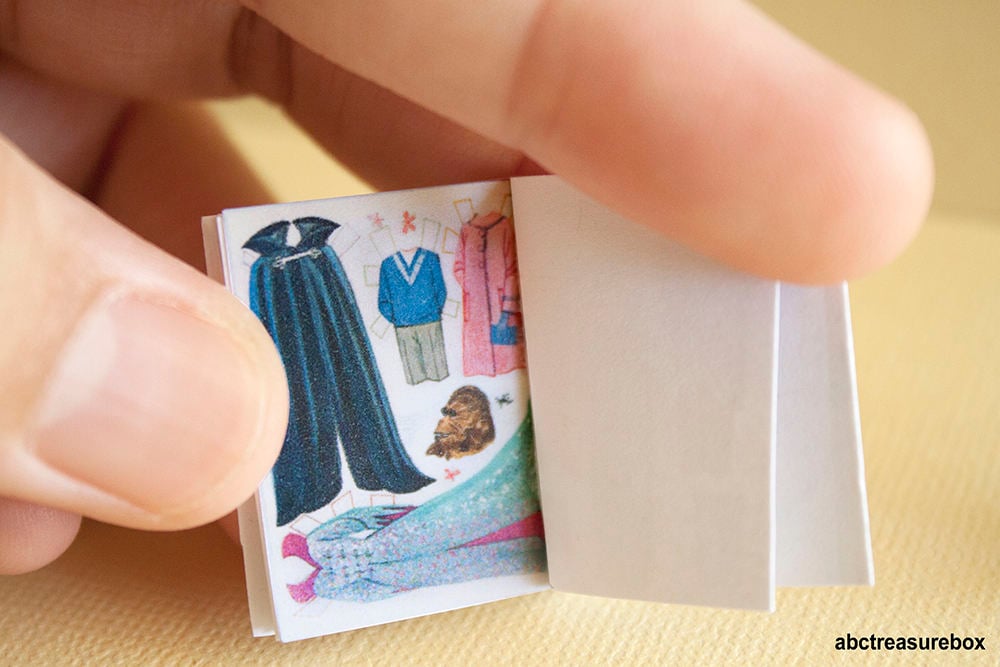 Munsters Paper Doll Book 1:12 Scale Dollhouse Miniature - Etsy