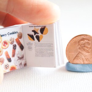 1:12 Scale Dollhouse Miniature Cookbook - Mrs. Fields Cookie Book ...
