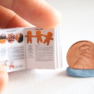 1:12 Scale Dollhouse Miniature Cookbook - Mrs. Fields Cookie Book ...