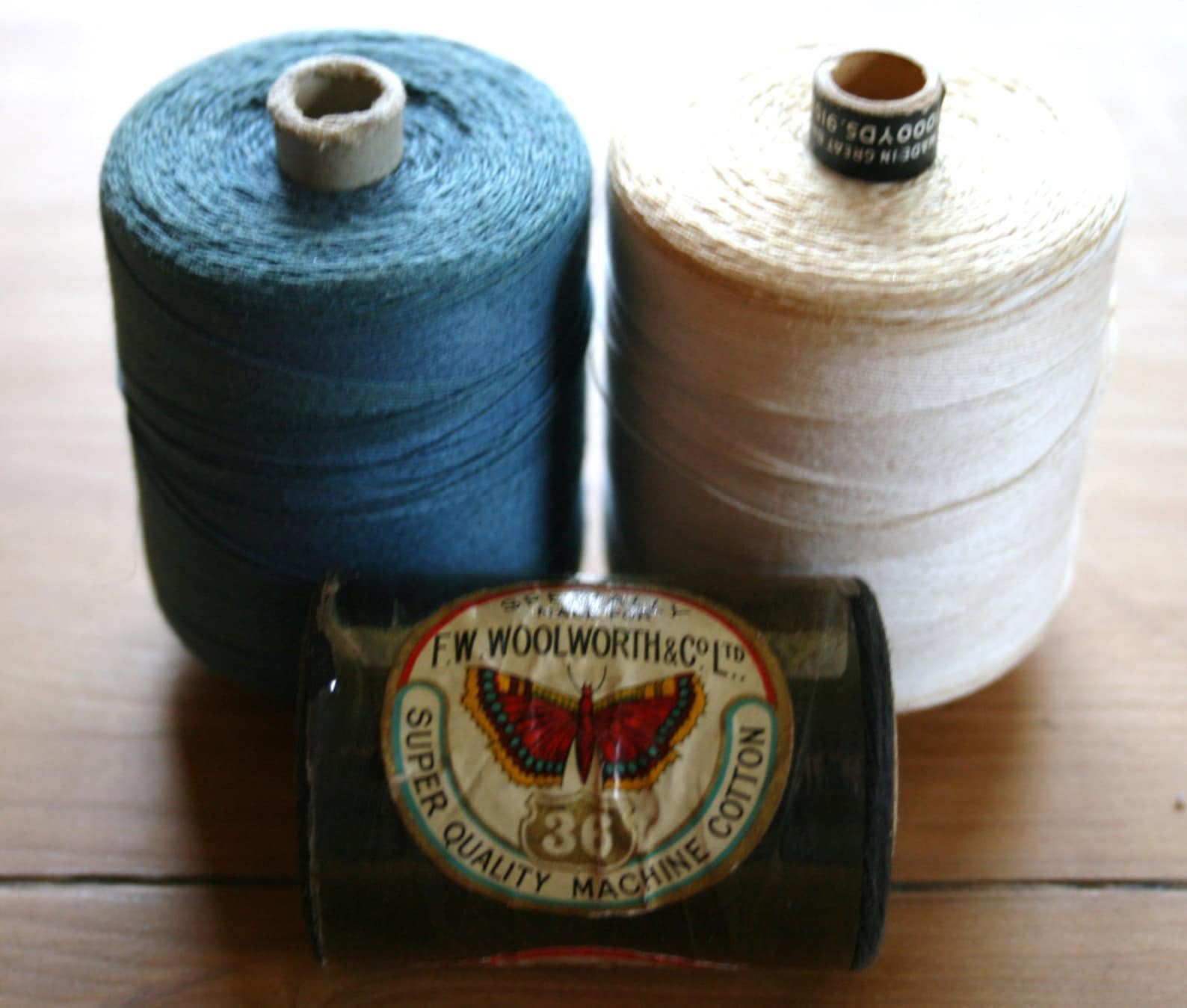 3 Vintage Cotton Threads Large - Etsy UK