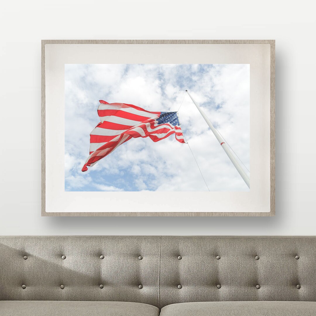 American Flag Over Fort Sumter Charleston South Carolina Americana ...