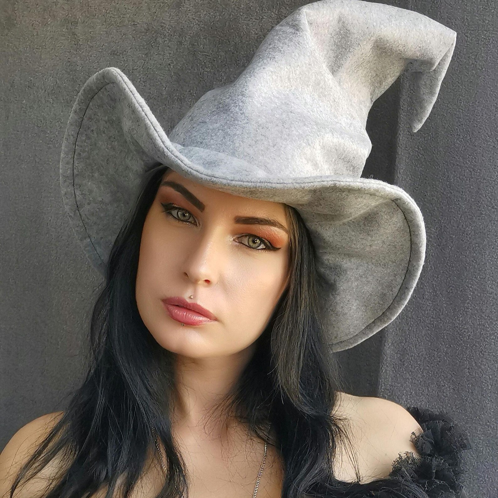 Witch Hat/wizard Hat/strega/halloween /cosplay /winter Goth/witchy ...