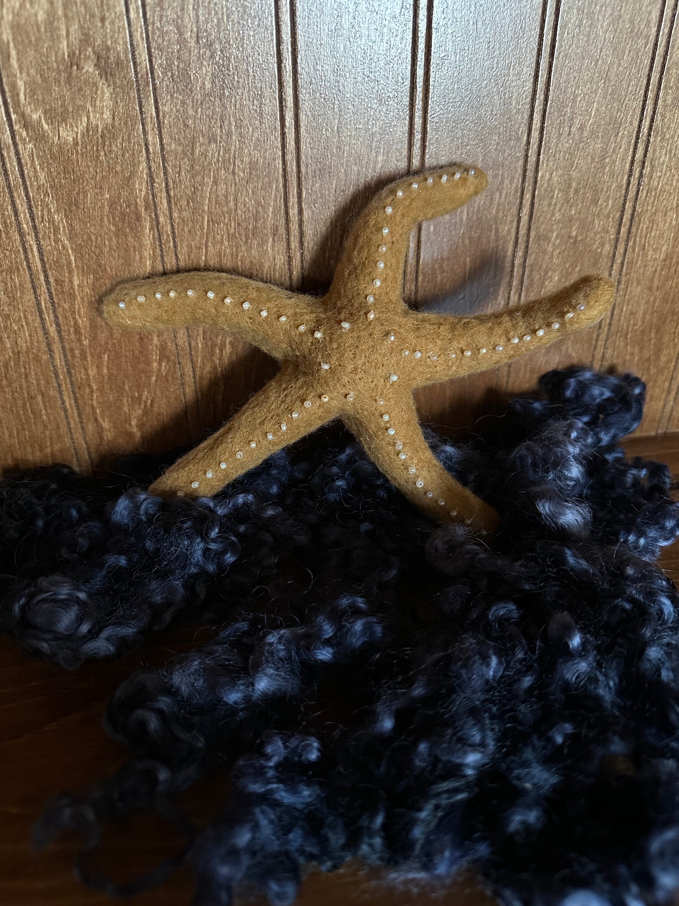 Needle Felted Starfish, Sculpted Beach Decor, Realistic Starfish ...