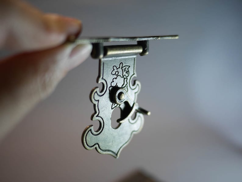 Vintage Castle Style Purse Box Lock for Cabinet Door Wooden - Etsy