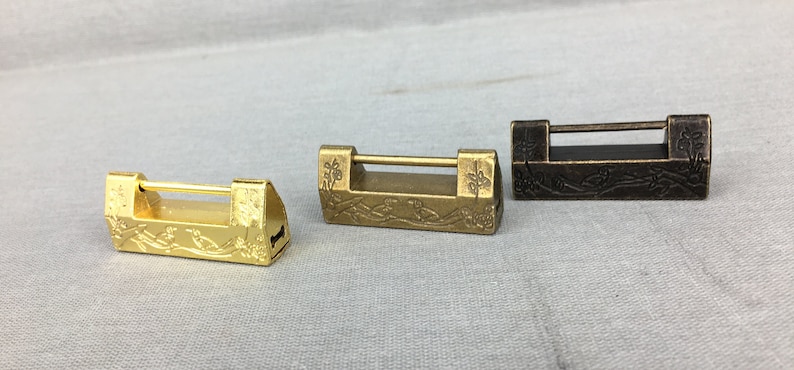 Vintage Chinese Style LUCK Birds Lock, Key Lock, 2 Colours for Option ...