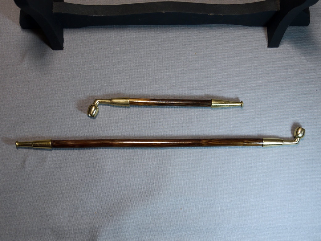Set of 2 Vintage Chinese Style Tobacco Pipe 14", 7.5" - Etsy