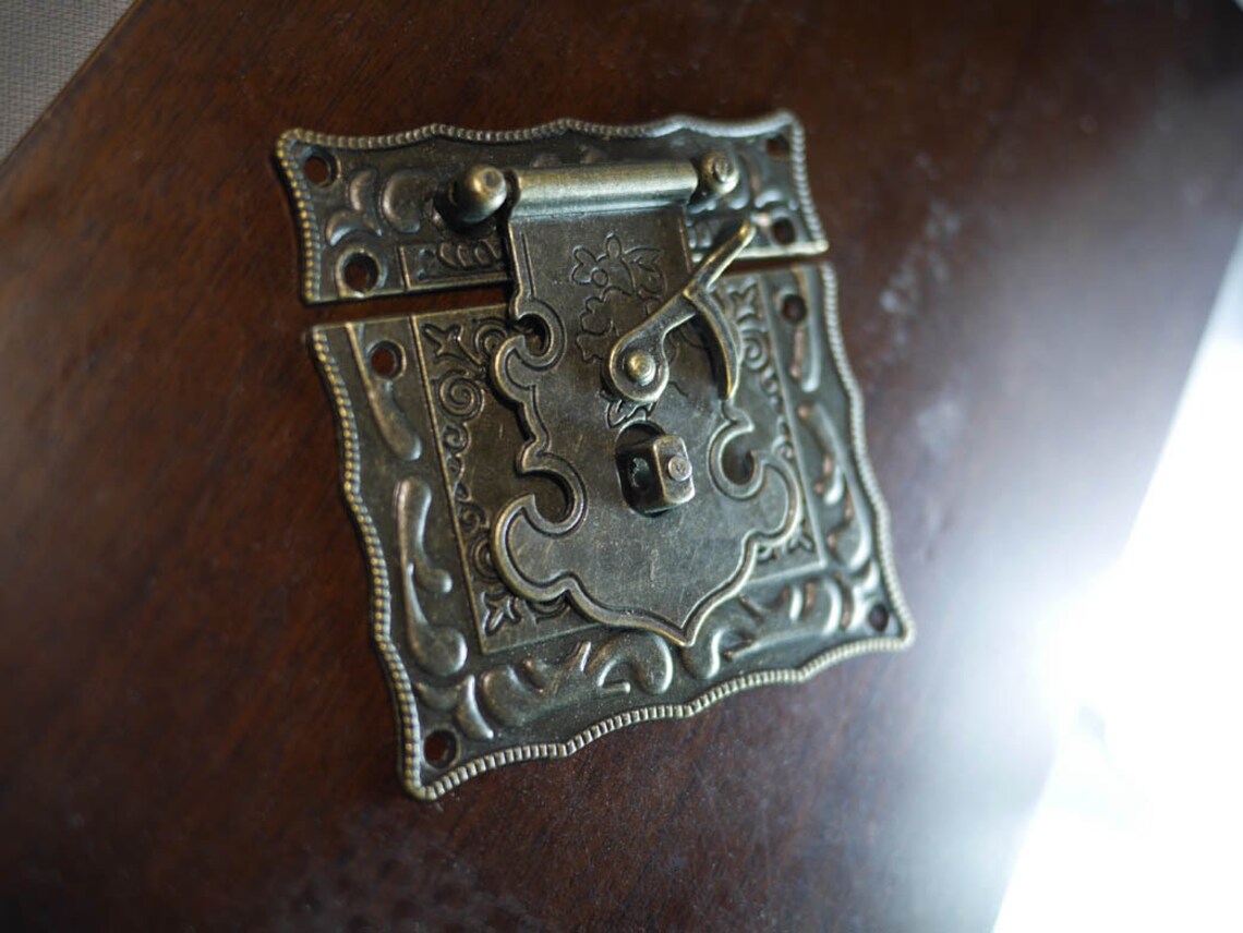 Vintage Castle Style Purse Box Lock for Cabinet Door Wooden - Etsy