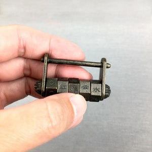 Vintage Style Lucky Chinese Word PASSWORD Padlock Lock -lk - Etsy