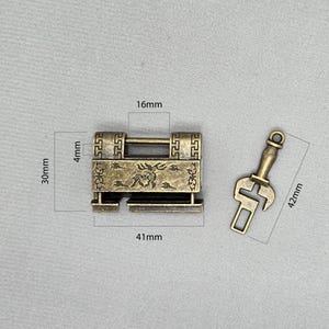 Vintage Chinese Style LUCK BEAST, Key Lock, Padlock - Etsy