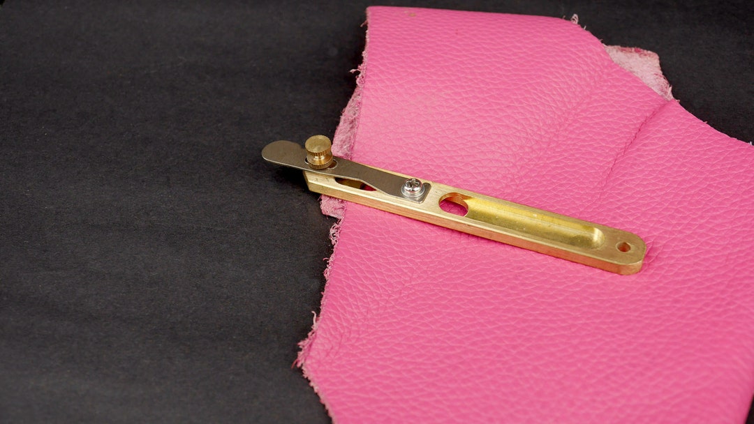 DIY Leather Working Making Tools - Leather Side Cuter With Guide - to ...