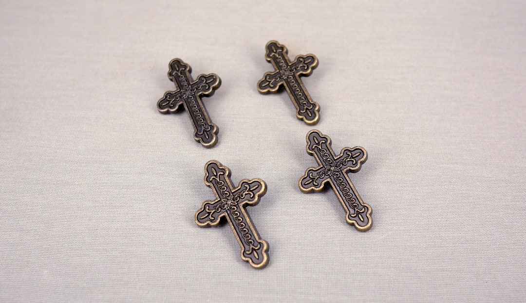 Set of 4 the Vintage Castle Style Cross Drawer for Cabinet Door, Wooden ...