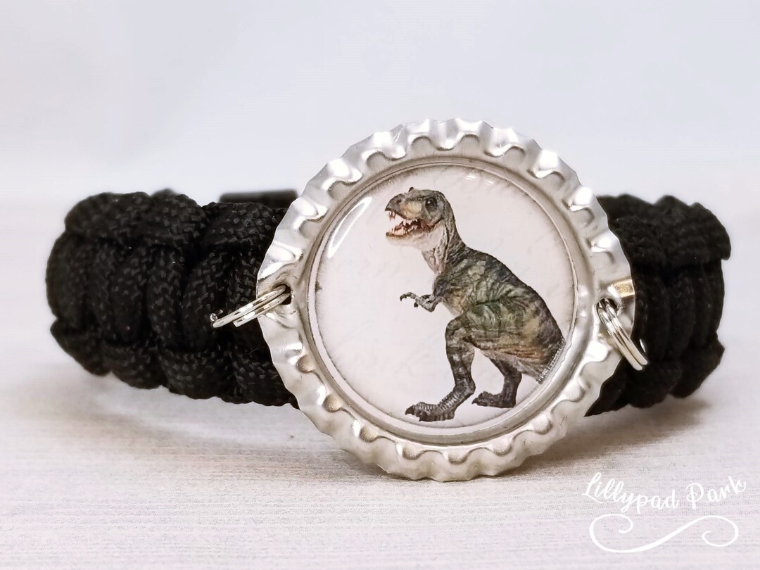 Dinosaur Paracord Bracelet, T Rex Bracelet, Tyrannosaurus Lover Gift ...