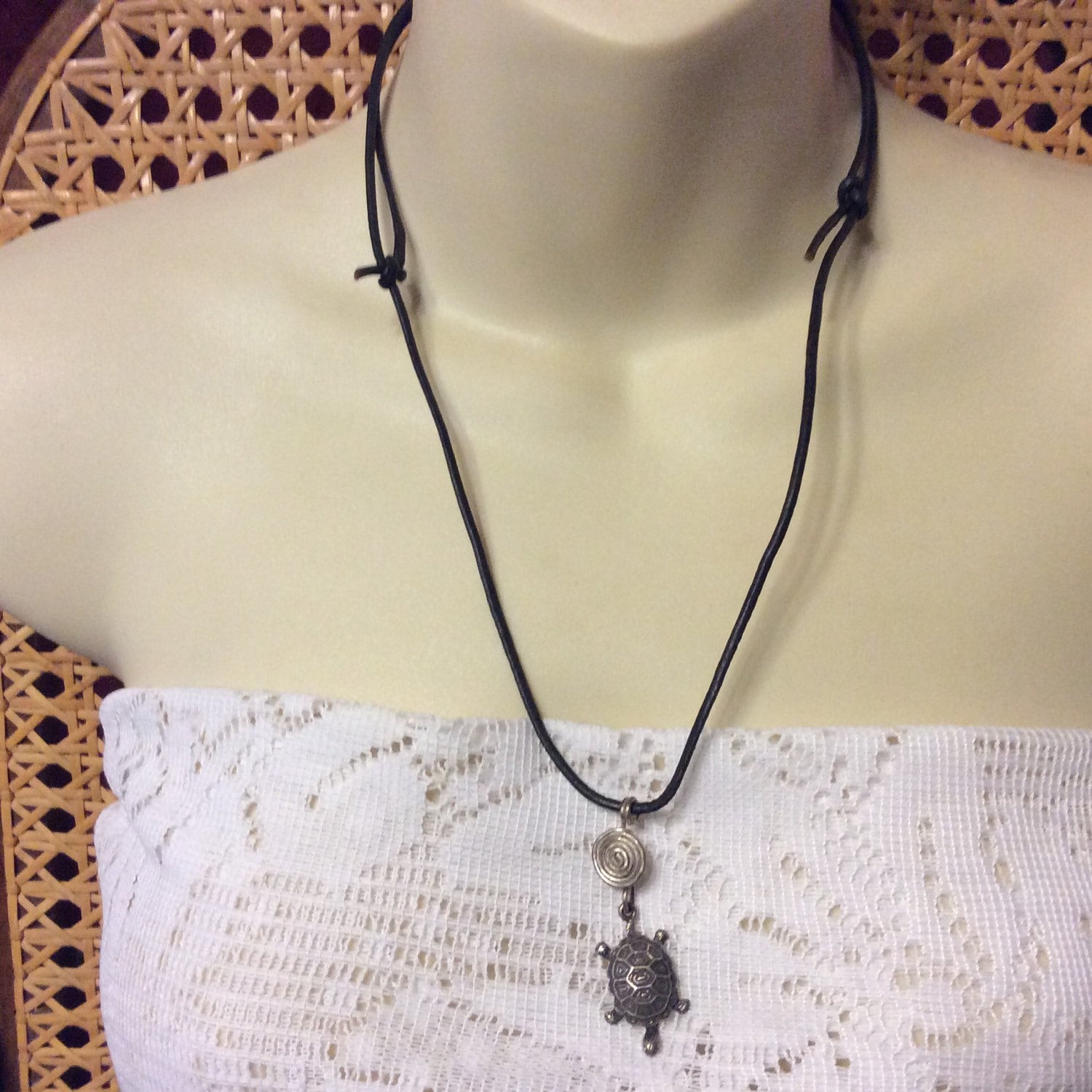 Sterling Silver Turtle Tortoise Pendant Necklace. - Etsy