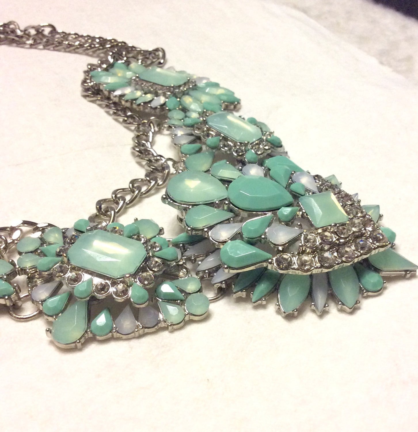 Light Turquoise Colored Acrylic Aurora Borealis Rhinestones - Etsy