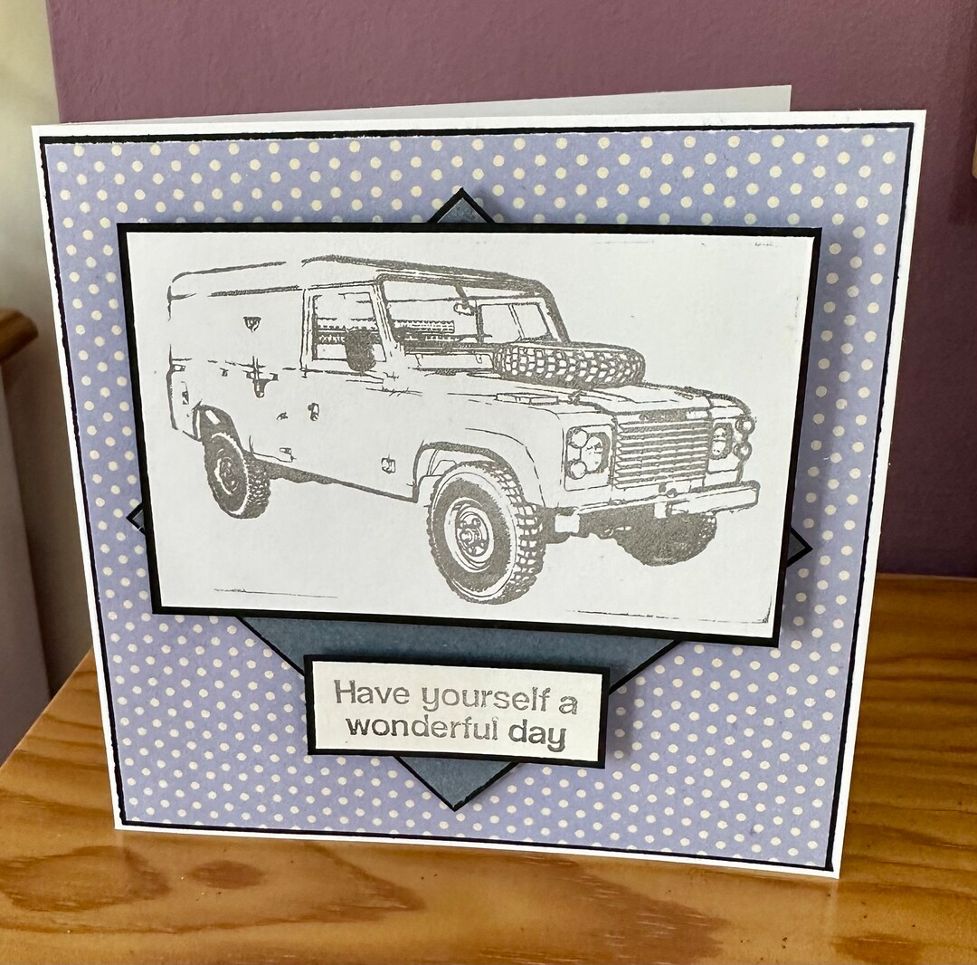 Classic off Road Land Rover 4x4 Birthday Card Blue Spot - Etsy