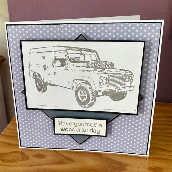 Land Rover Birthday Card - Etsy UK