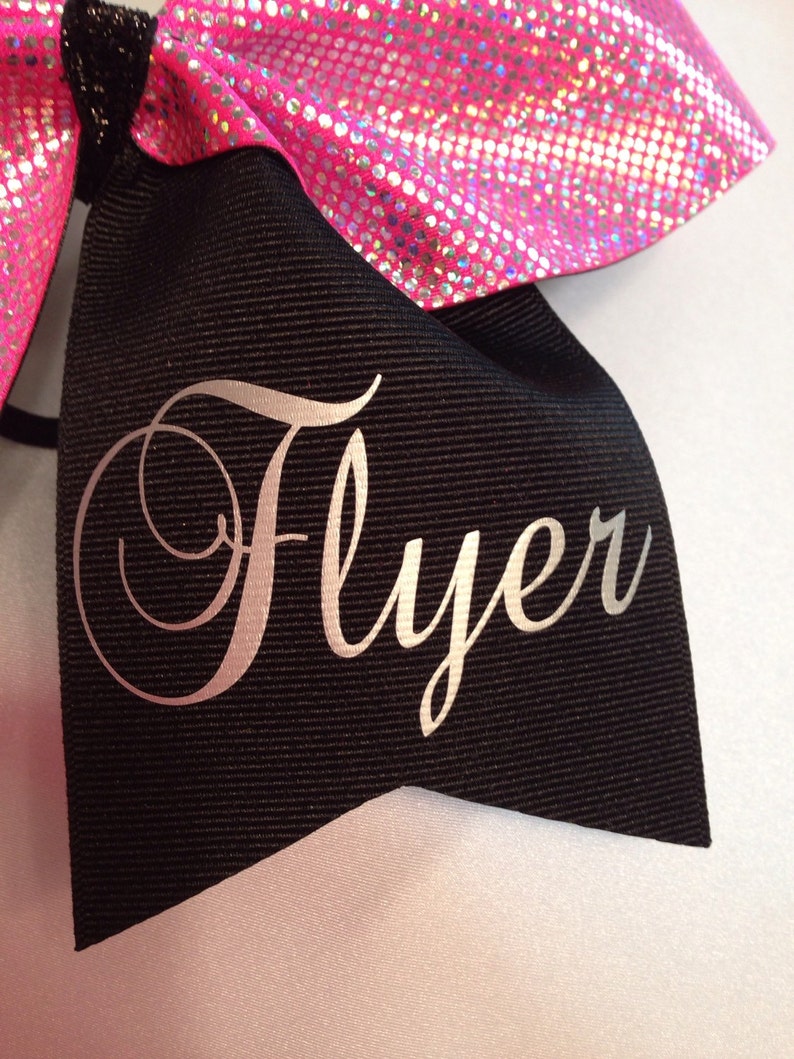 Pretty Little Flyer Cheer Bow Green Red Blue Gold Black Purple - Etsy