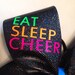 Eat Sleep Cheer Repeat Green Red Blue Gold Black Purple Pink - Etsy