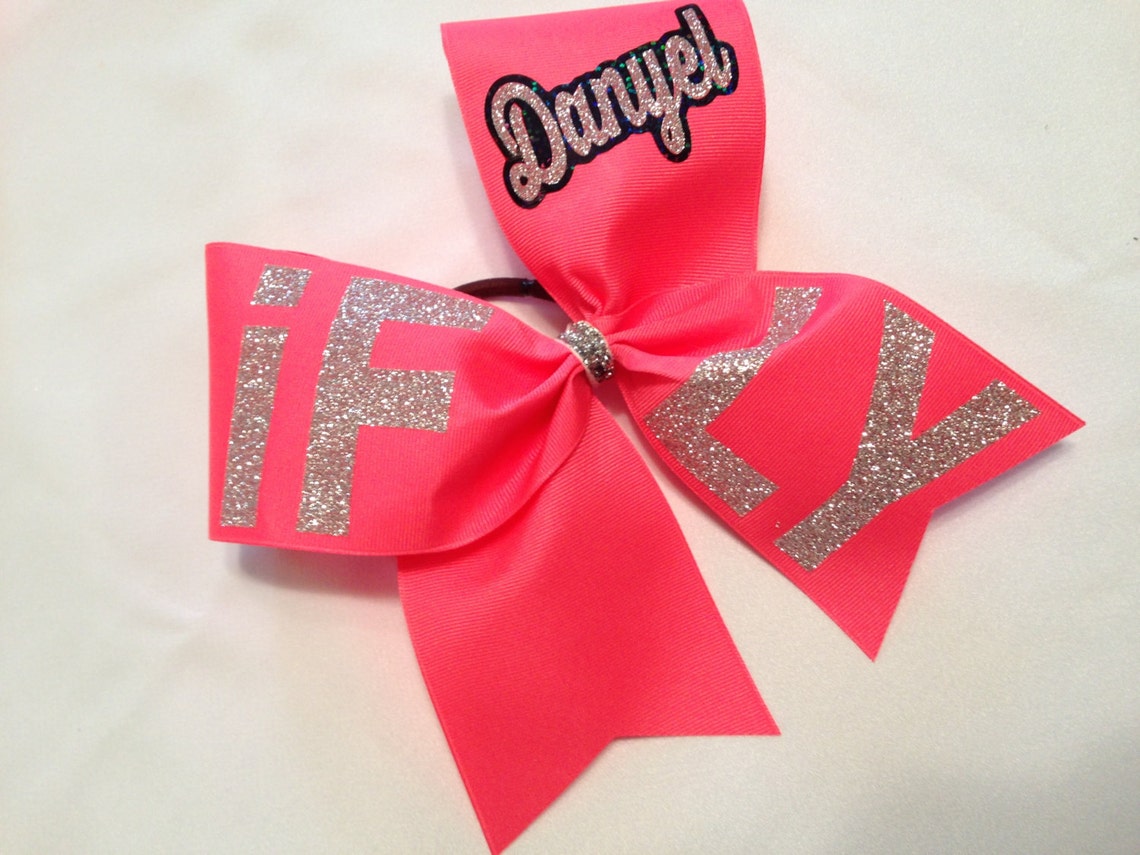 Ifly Ibase Ifront Iback Cheer Bow Green Red Blue Gold Black - Etsy