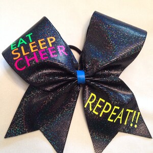 Eat Sleep Cheer Repeat! Green Red Blue Gold Black Purple Pink Etc - Etsy