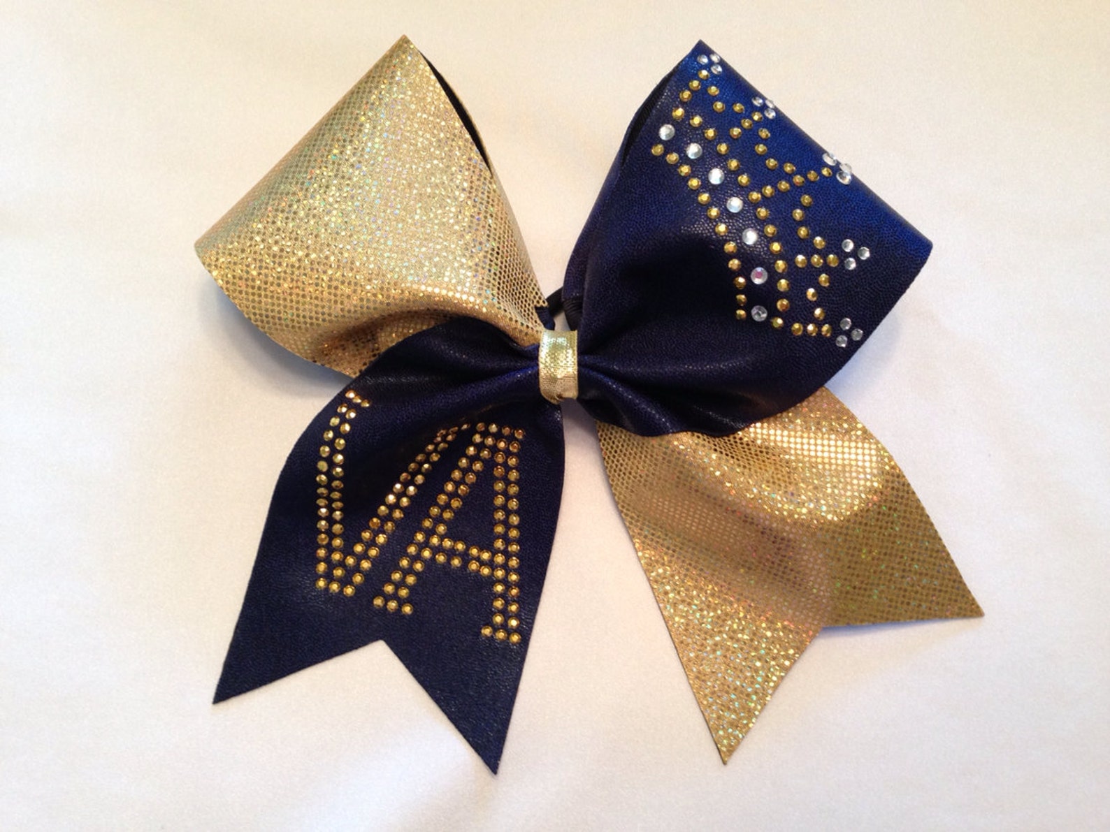 12 Crown/royals Rhinestone Team Cheer Bows (10) Choose Colors and Add ...