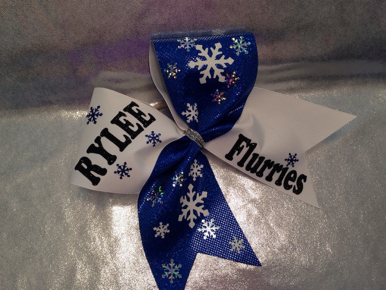 Frozen Inspired Cheer Bow Choose Colors Green Red Blue Gold - Etsy