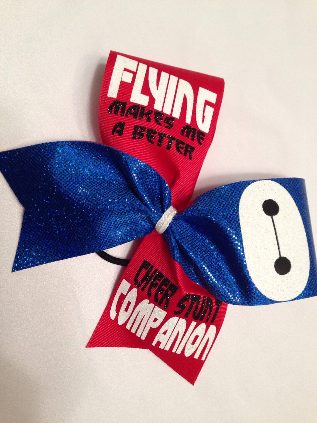 Big Hero 6 Cheer Bow Inspired Flyer Face Bow - Etsy