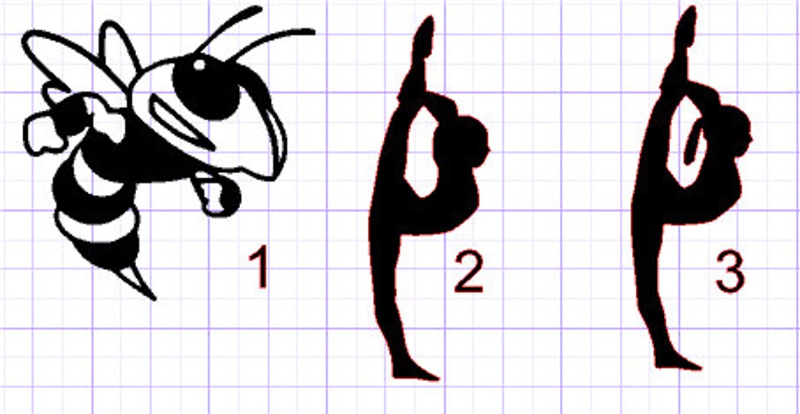 Cut Vinyl Mascots Choose Colors and Finish - Etsy