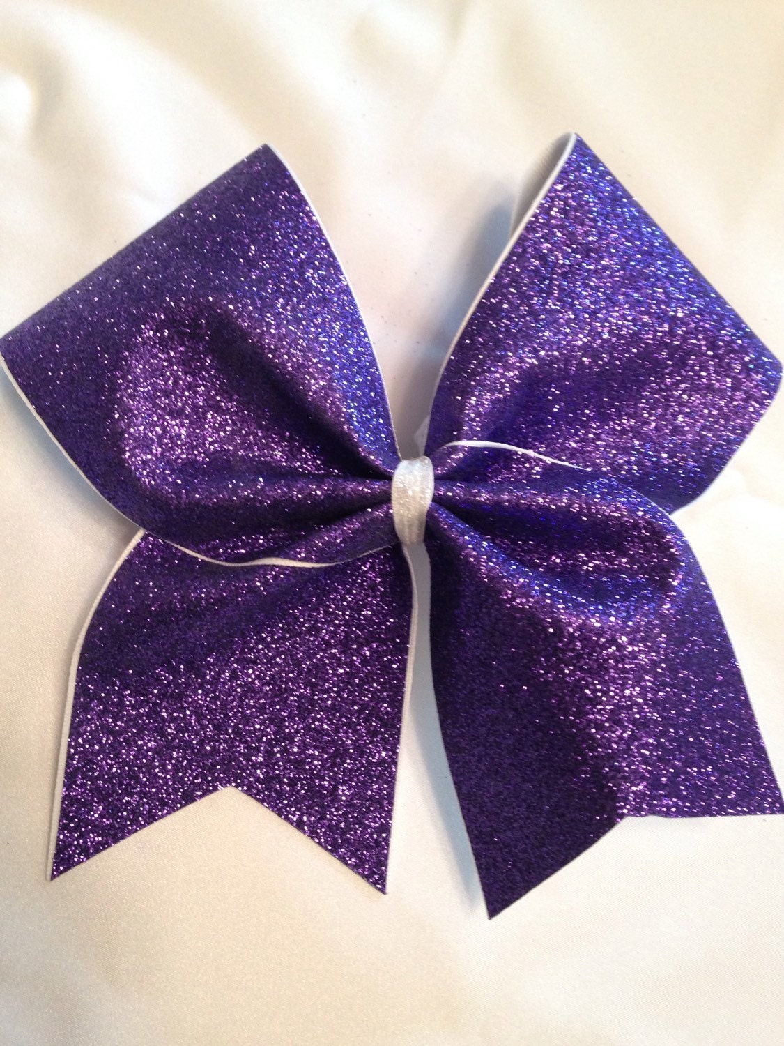 Glitter fabric bows Color choice green red blue gold black | Etsy