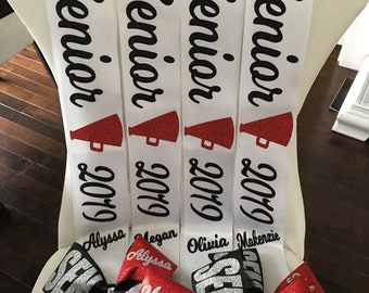 SENIOR Sash Bow Combo Any Color - Etsy