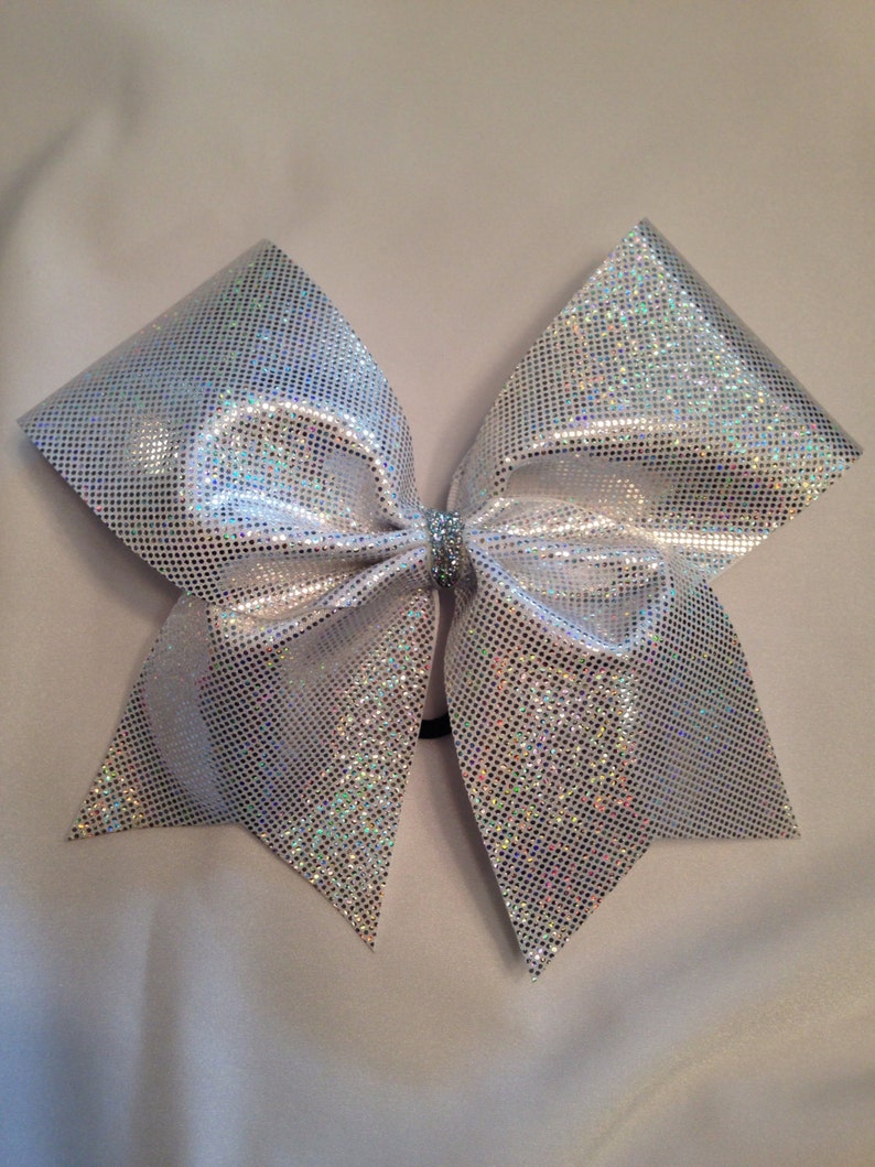 Sparkle Cheer Bow Digital Holographic Bow Green Red Blue Gold Black ...