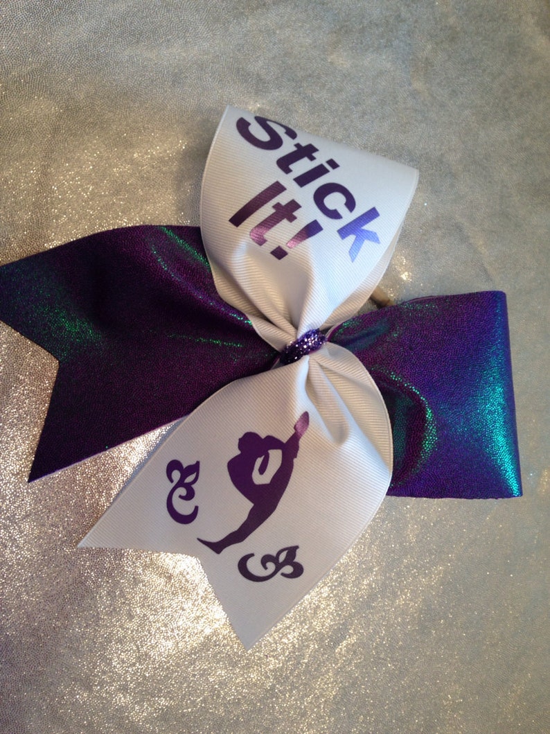 Cheer Flyer Cheer Bow Stick It Needle Choose Colors Green Red - Etsy