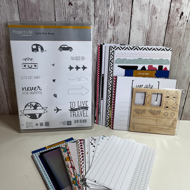Project Life "let's Get Away" Retired by Stampin' Up! Travel ...