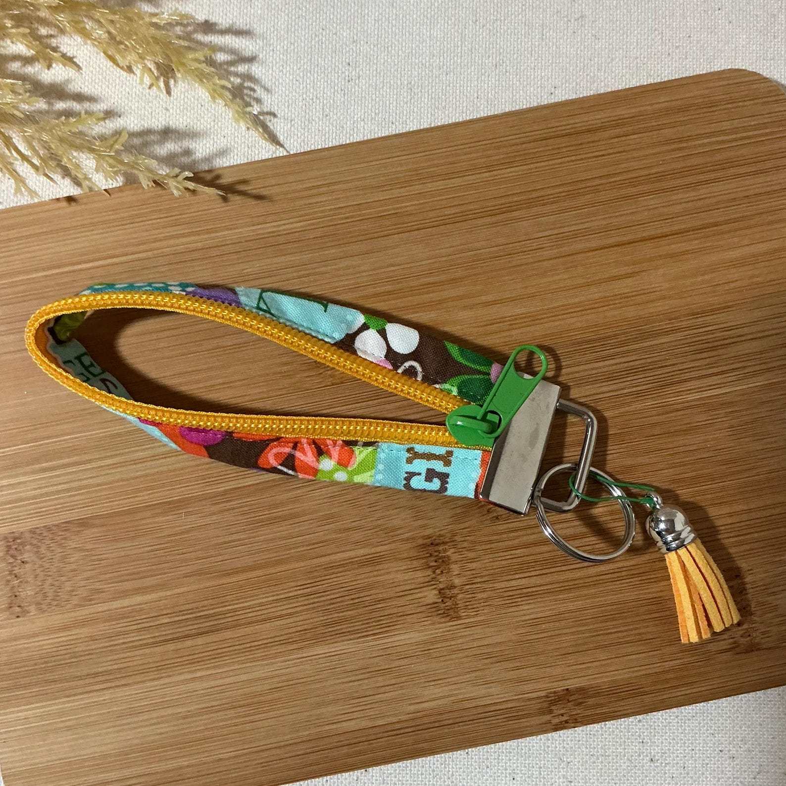 Custom Zipper Key Fob - Girl Scout Inspired Fabric. Keychain, Scouts ...
