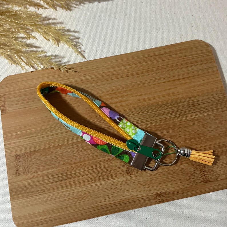 Custom Zipper Key Fob - Girl Scout Inspired Fabric. Keychain, Scouts ...