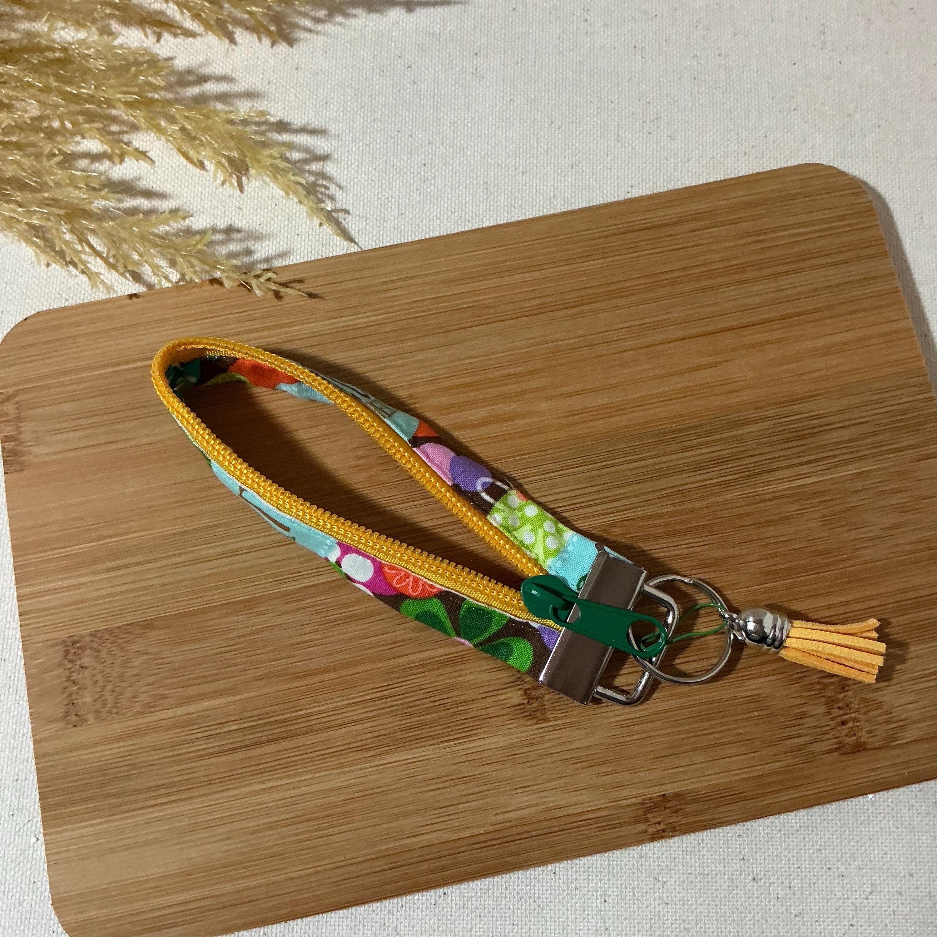 Custom Zipper Key Fob - Girl Scout Inspired Fabric. Keychain, Scouts ...