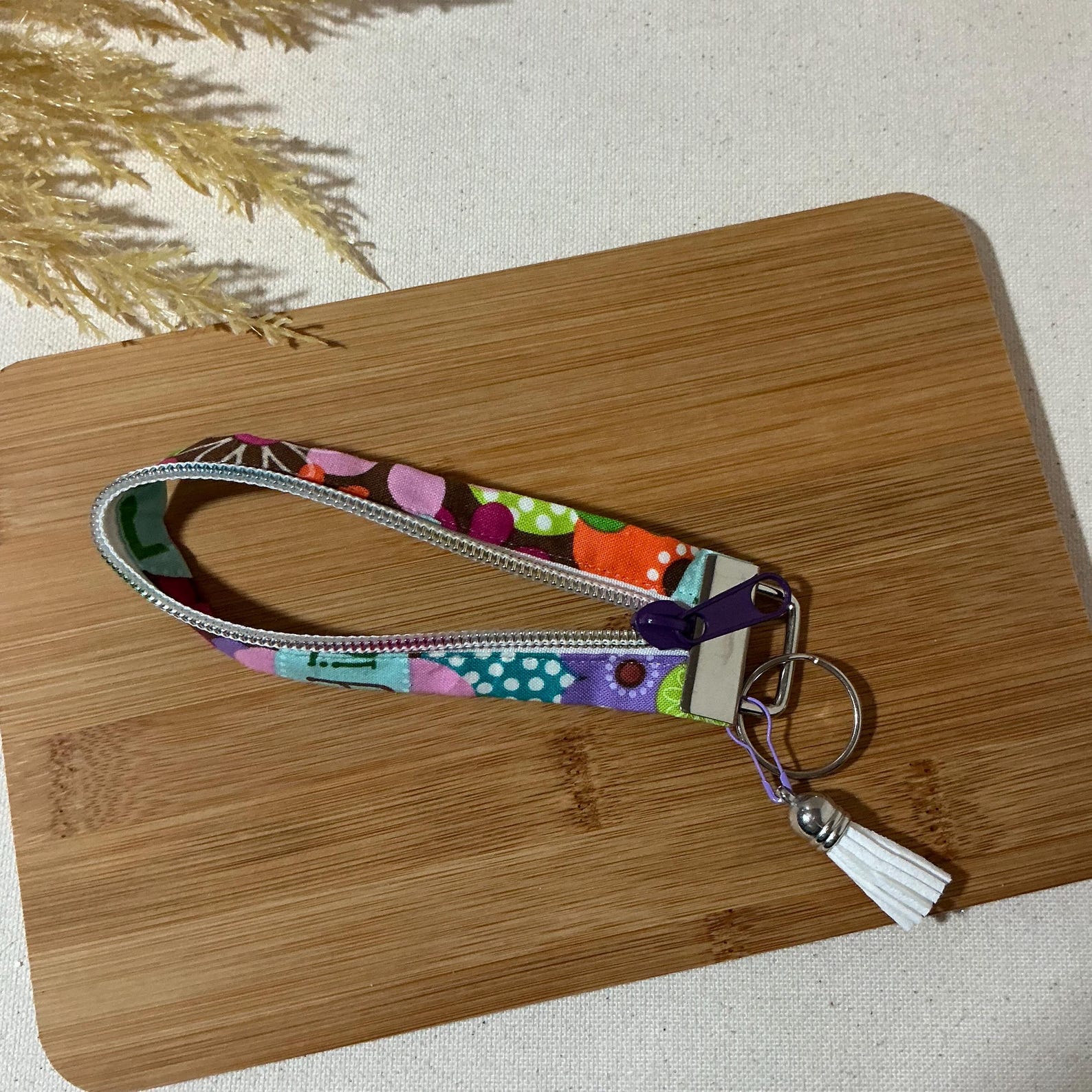 Custom Zipper Key Fob - Girl Scout Inspired Fabric. Keychain, Scouts ...