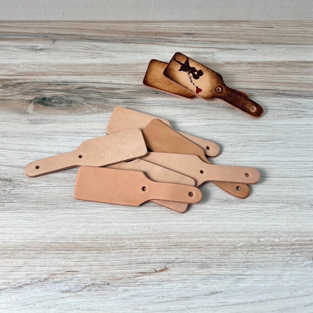 Leather Die Cut Key Chain Blanks: Veg Tan - Etsy