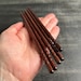 BULK Wooden Sticks for Hair Barrette, Make Your Own Barrette, Leather ...
