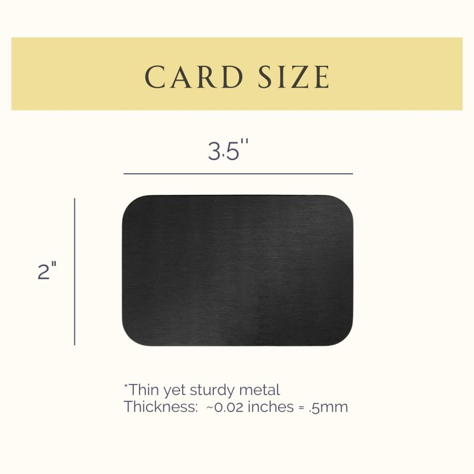 Personalized Engraved Wallet Card: Custom Keepsake Gift for Son, AA ...