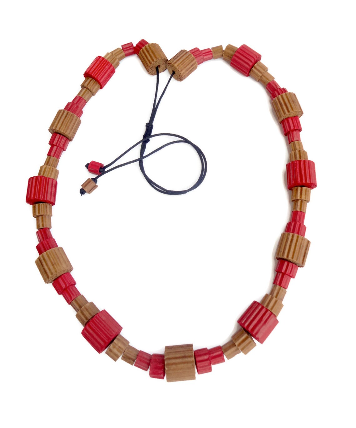 Recycle Jewelry Natural Jewelry Ecofriendly Necklace With Corrugated ...
