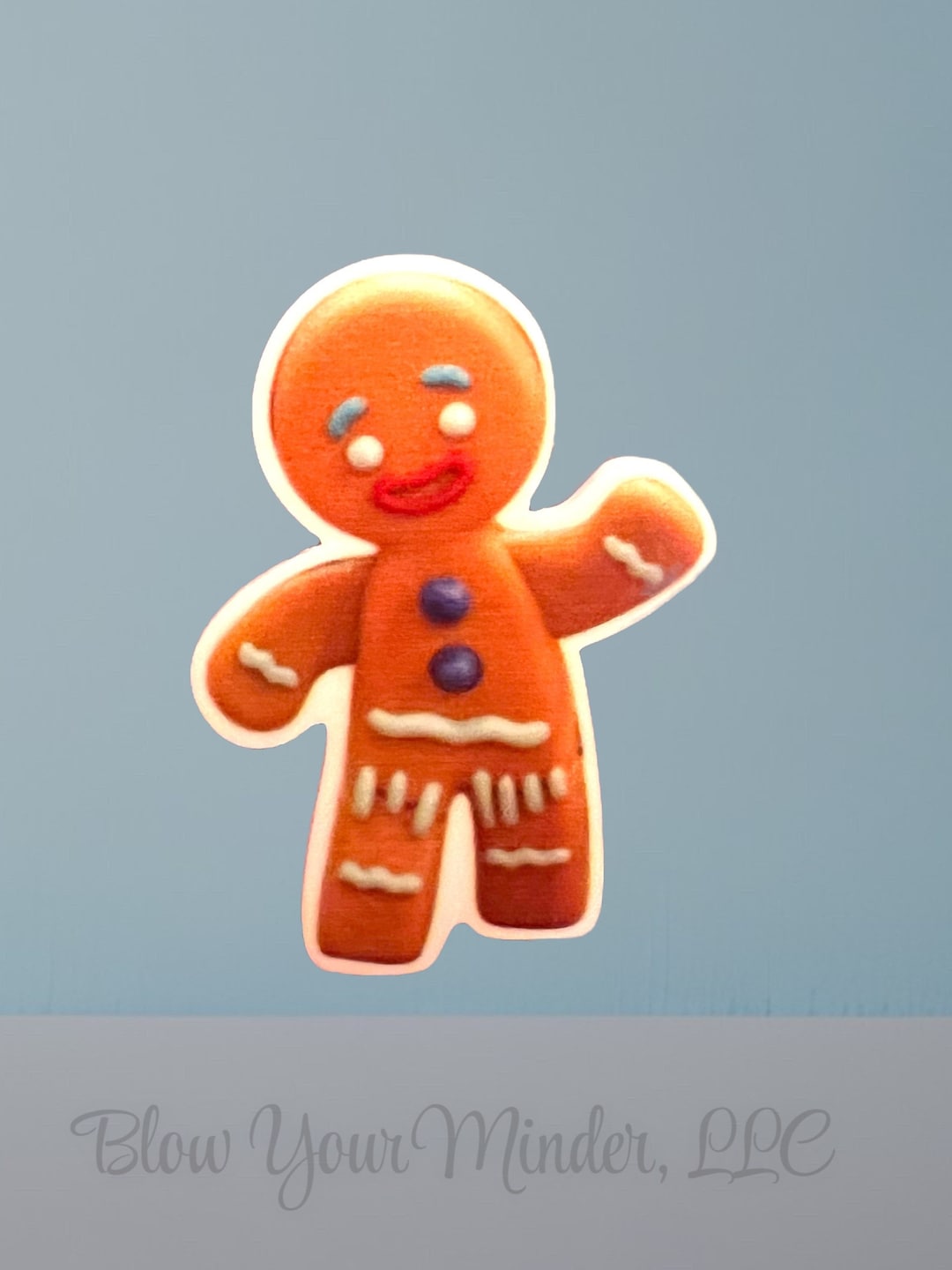 Gingerbread Man Gumdrop Buttons Shrek Acrylic Minder Needle Pin Magnet ...