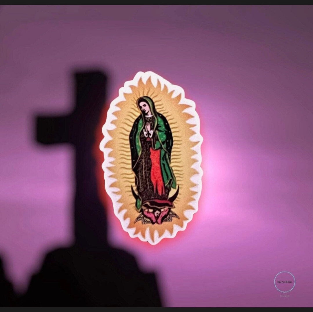 Mary Virgin Religious Catholic Jesus Acrylic Minder Needle Pin Magnet ...