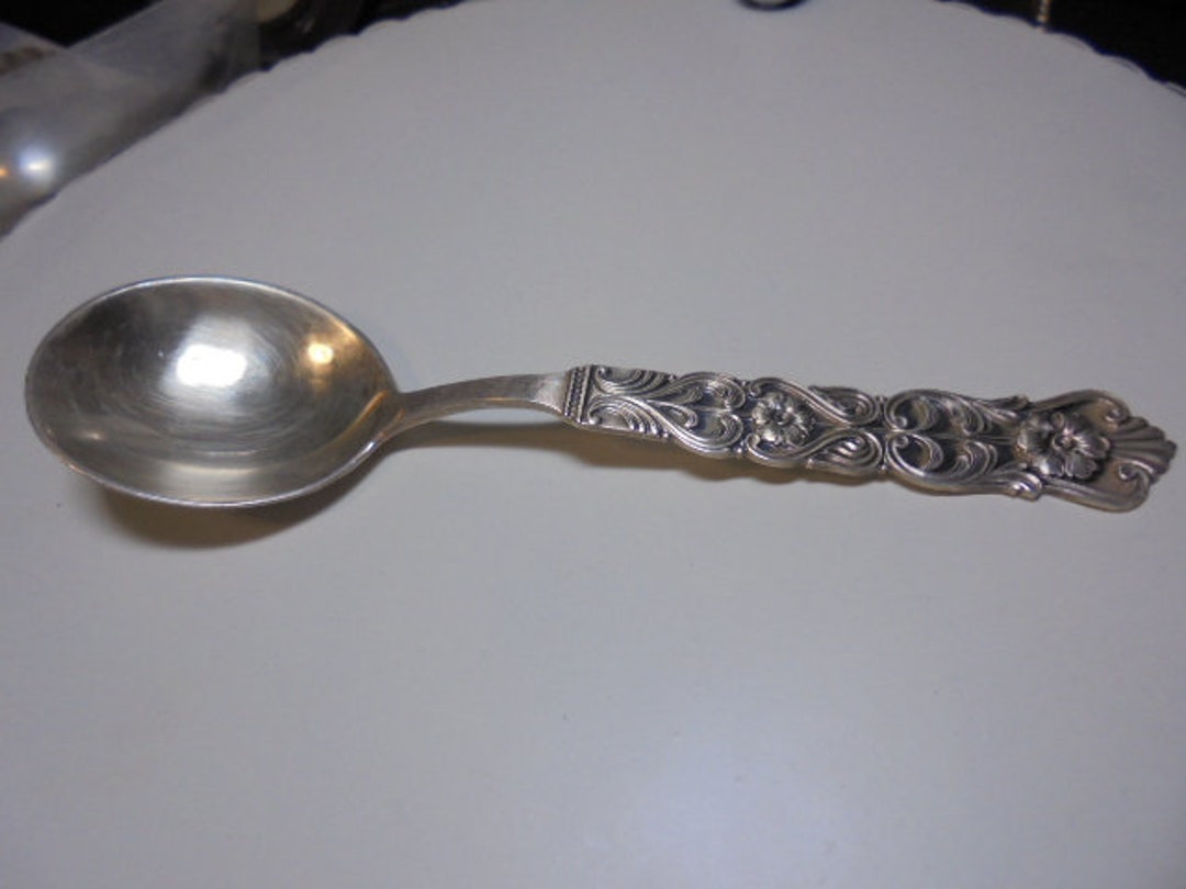 Silver Flower Pattern Sweden Spoon Marked C.G.H. - Etsy