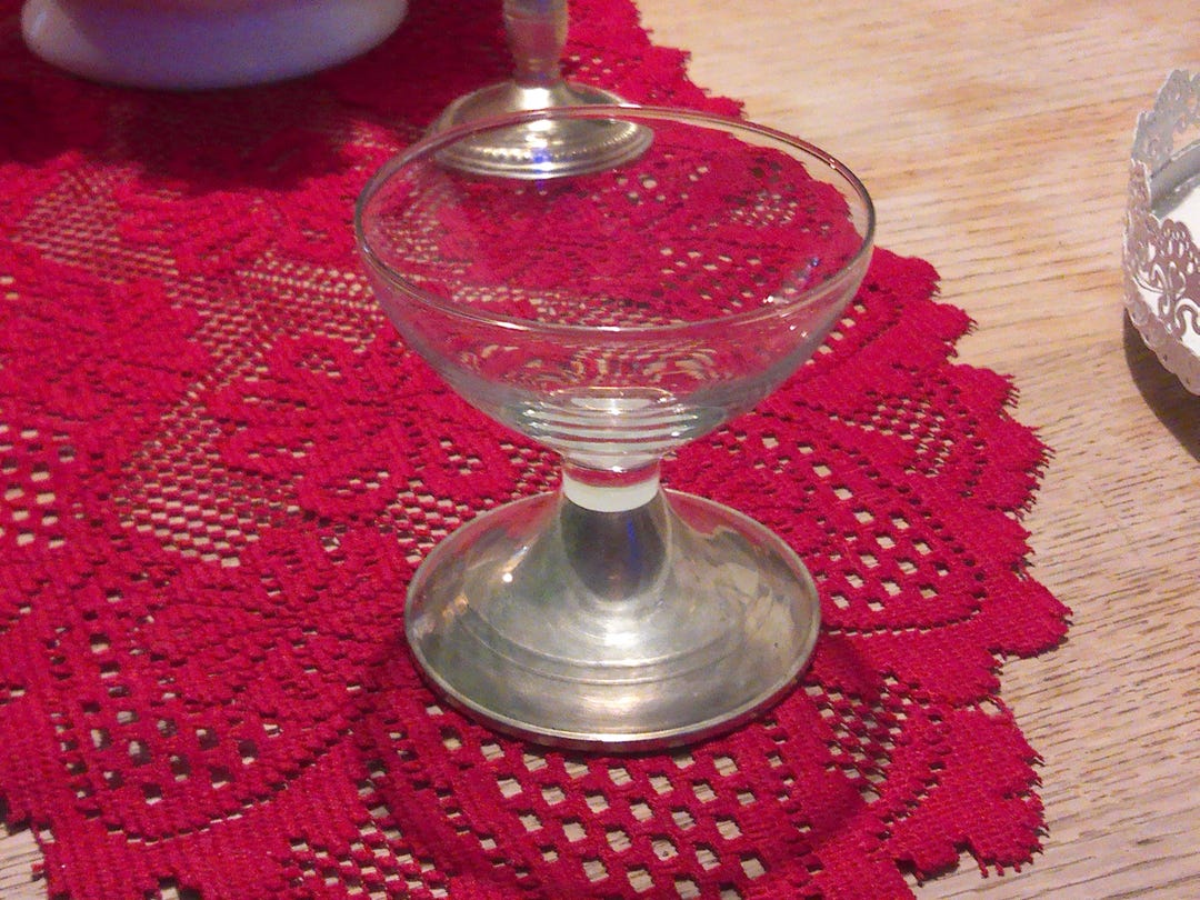 Sterling Silver Candy / Sherbert Ice Cream Glass by Duchin Creation - Etsy