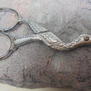 Silver Tone Bird Sewing Scissors 3 1/2 In. - Etsy