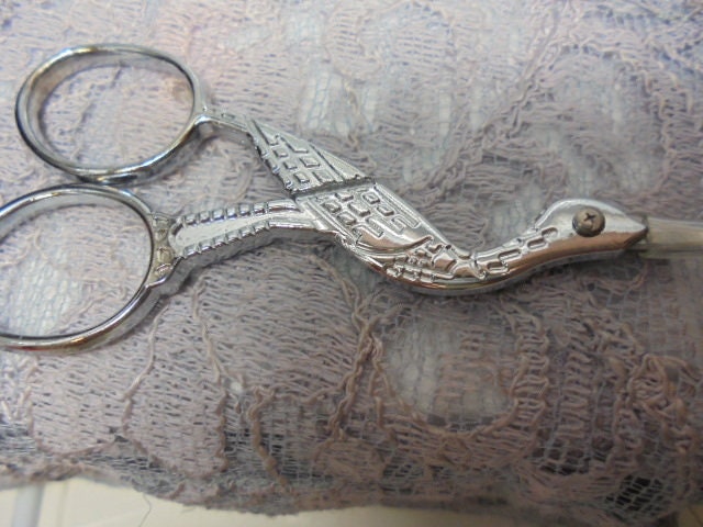 Silver Tone Bird Sewing Scissors 3 1/2 In. - Etsy