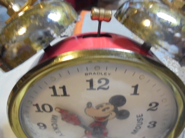 Micky Mouse Wind Alarm Clock 1960's - Etsy