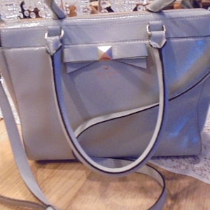 Kate Spade Gray Top Handle Crossbody Handbag - Etsy